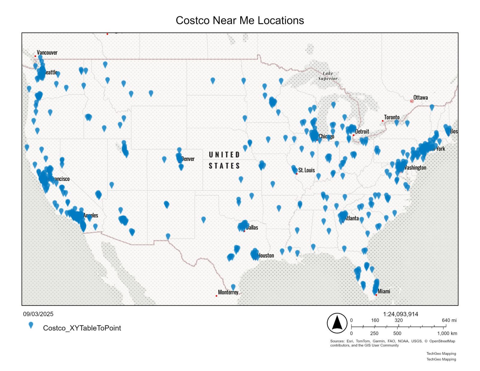 Costco Near Me Location Map of All 612 Costco Stores - TechGEO Mapping